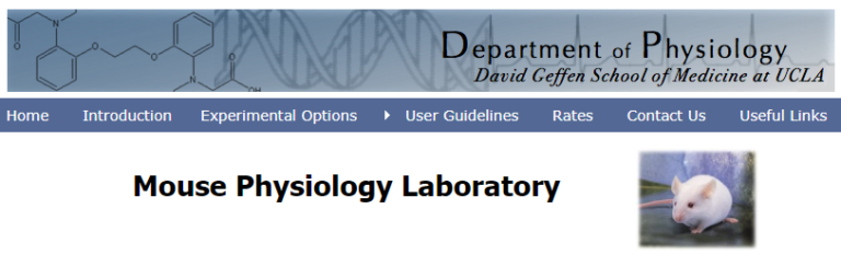 UCLA Mouse Physiology Laboratory | UC CORE